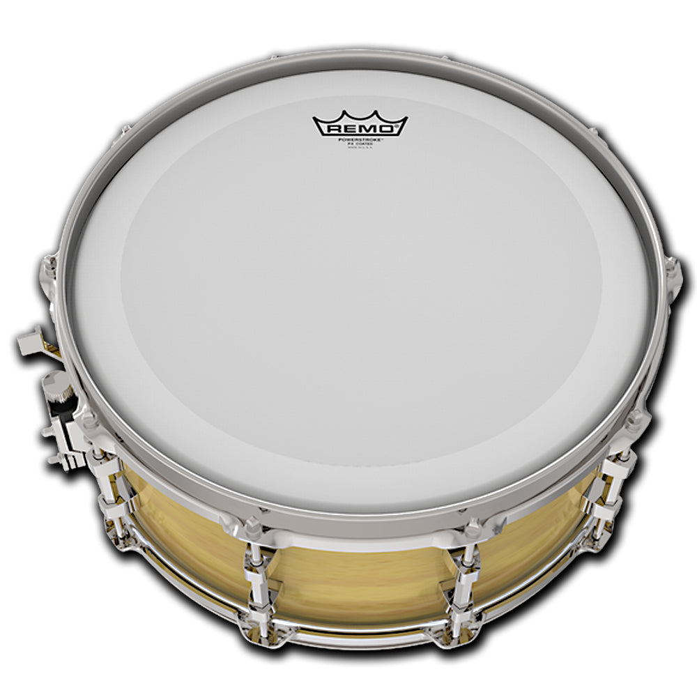 Remo P4-0114-BP 14 Inch Powerstroke 4 Coated Batter Drum Head – Reco ...