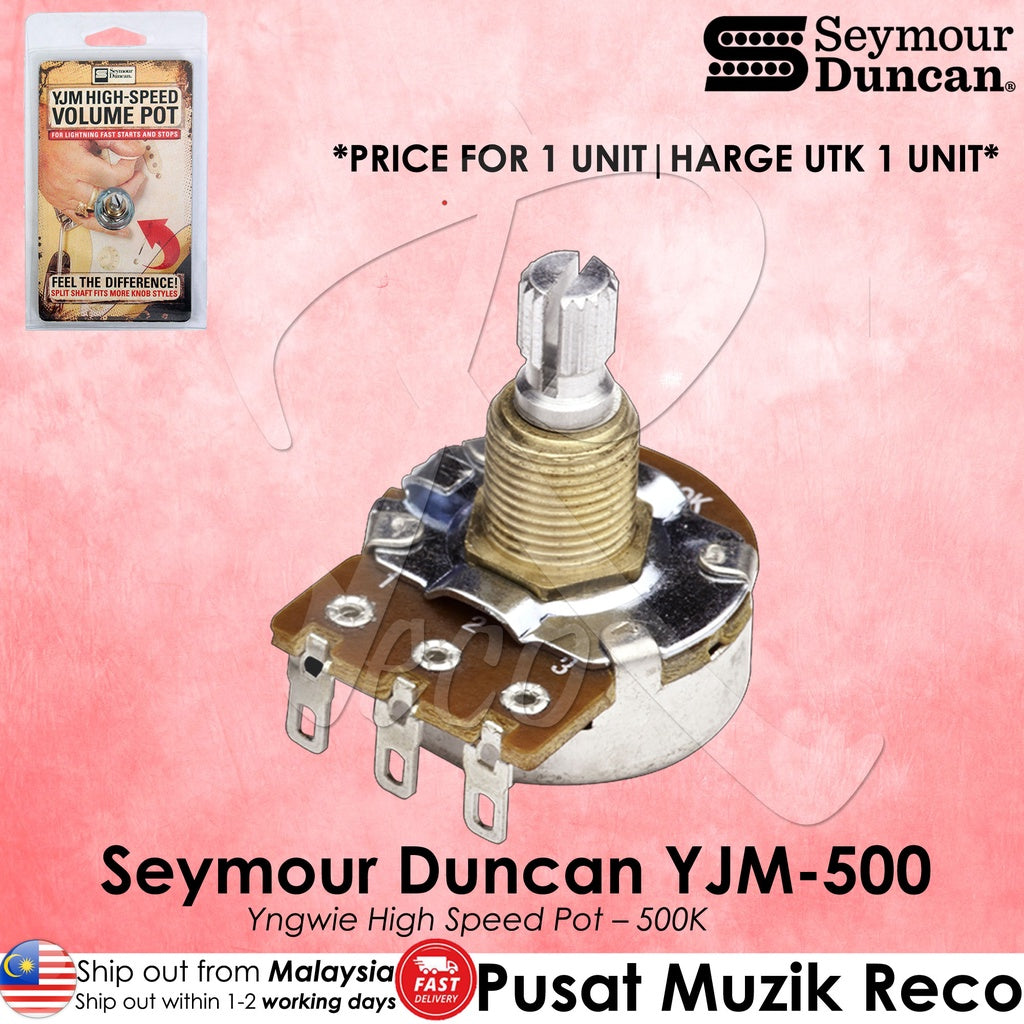 Seymour Duncan YJM-500 Yngwie Hi-Speed Volume Electric Guitar Pot ...